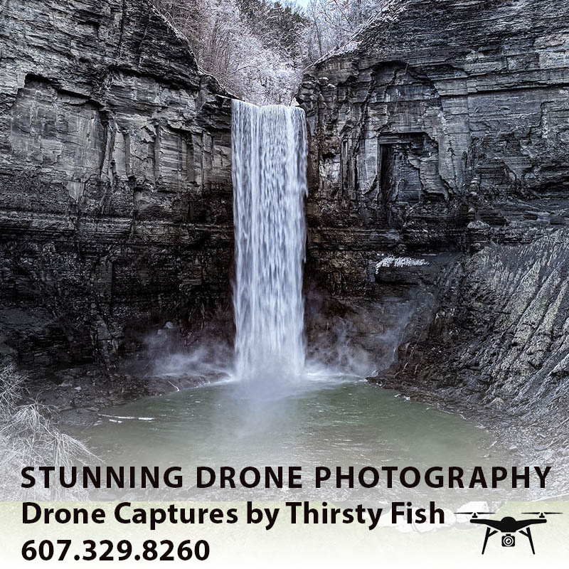 Waterfall Aerial Photography: Drone Captures by Thirsty Fish